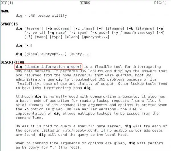 Resolución DNS con dig | Linux - El Taller del Bit