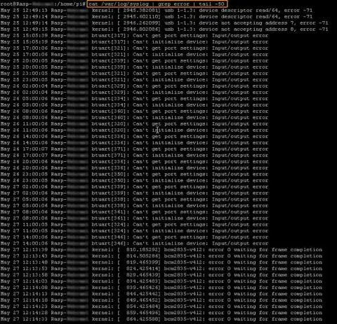 usb 1-1.3 device descriptor read/64 error - El Taller del Bit